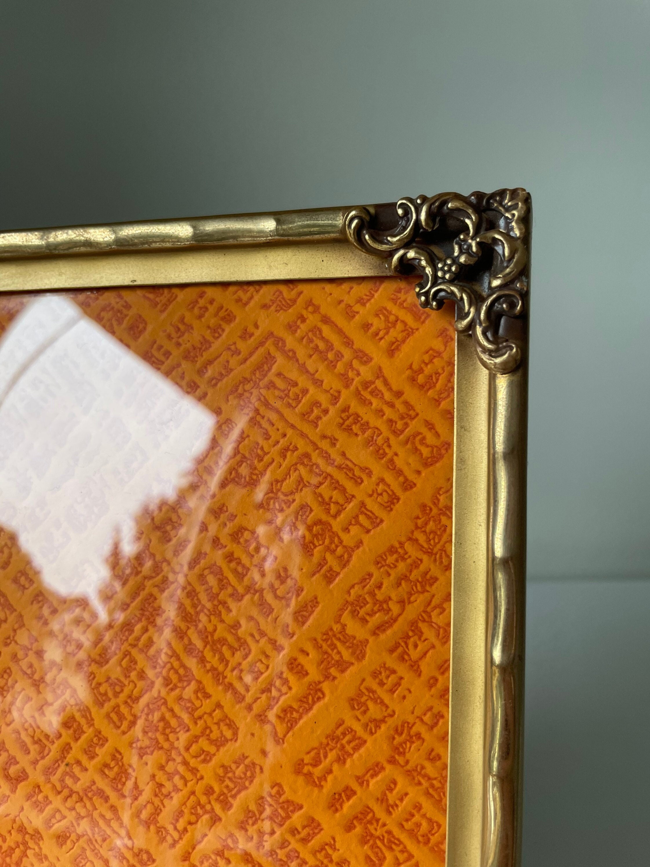 Home & Hobby Vintage Gold colored Metal Picture Frame Materials etna.com.pe