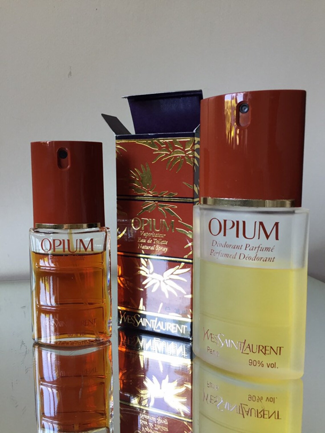 Opium by Yves Saint Laurent 1977 Vintage Set of 2 | Etsy