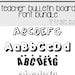5 Bulletin Board Fonts. Classroom, Homeschool, Teacher, Worksheets ...