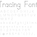 Tracing Font Perfect for Teachers, Students, Kindergarten, and Even ...