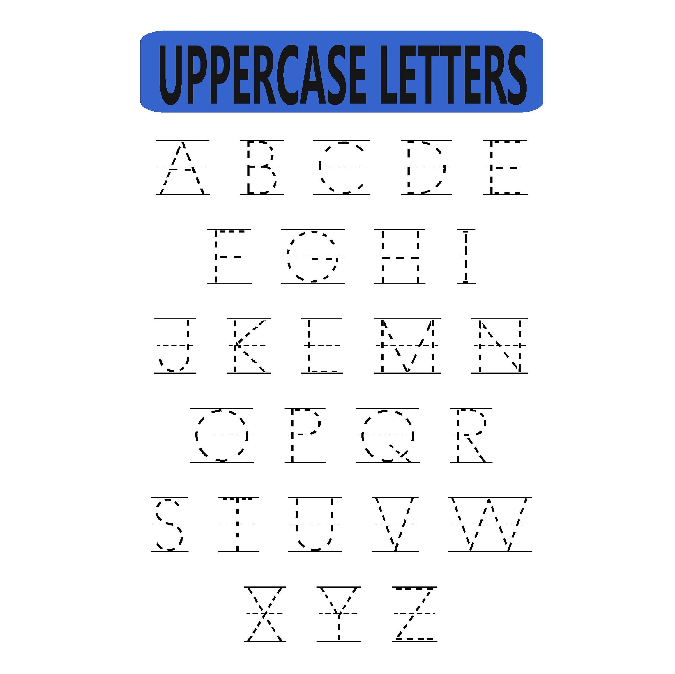 Tracing Font for Name Tracing, Work Sheets, Handwriting, Writing ...