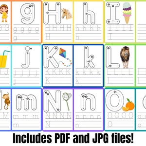 Alphabet Tracing Digital Download! Classroom Teacher Letters Tracing ...
