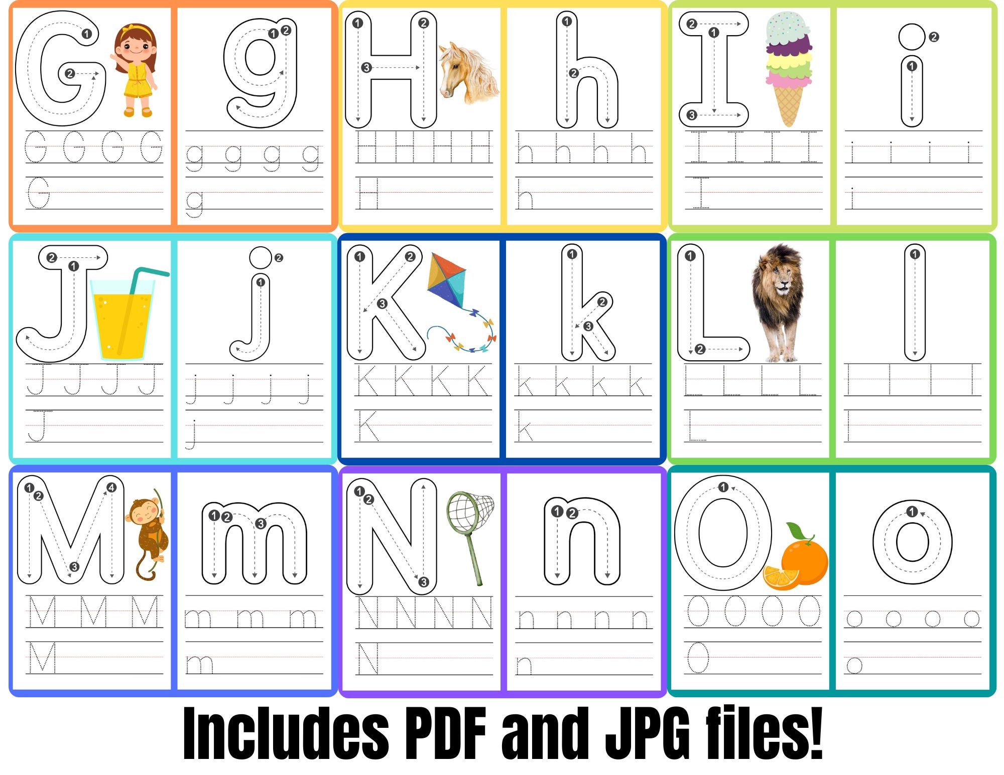 Alphabet Tracing Digital Download! Classroom Teacher Letters Tracing ...