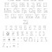 6 Tracing/ Handwriting Practice Font Bundle. Letters and Numbers ...
