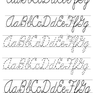 5 Cursive Bundle Digital Fonts TTF Downloadable File. Perfect for ...