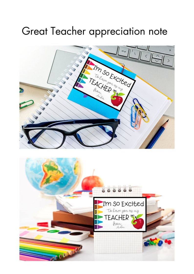First Day of School Gift for Teacher Digital Download JPG PDF Teacher ...