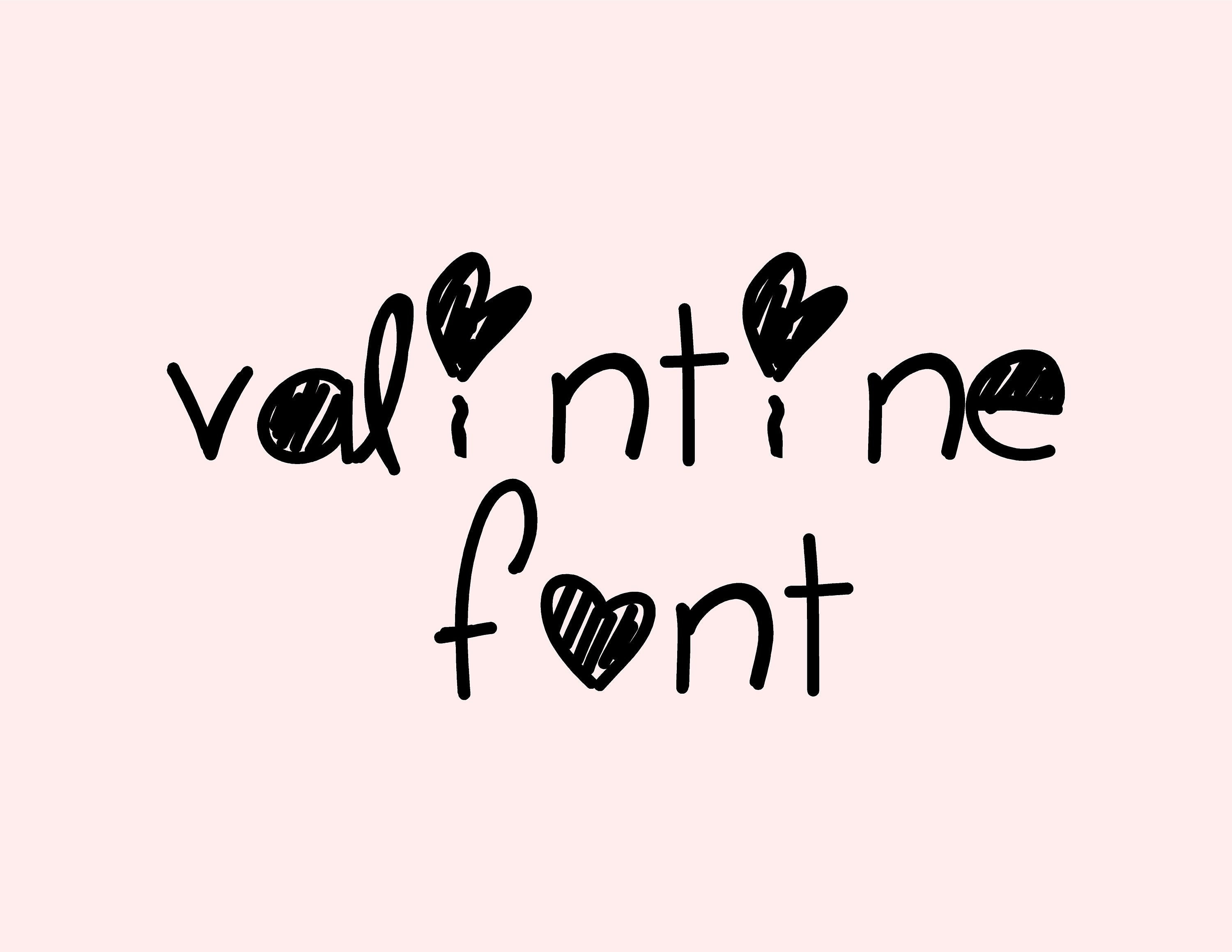 Adorable Valentine Font Ttf. Downloadable File! - Etsy