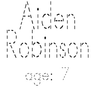 Tracing Font Perfect for Teachers, Students, Kindergarten, and Even ...
