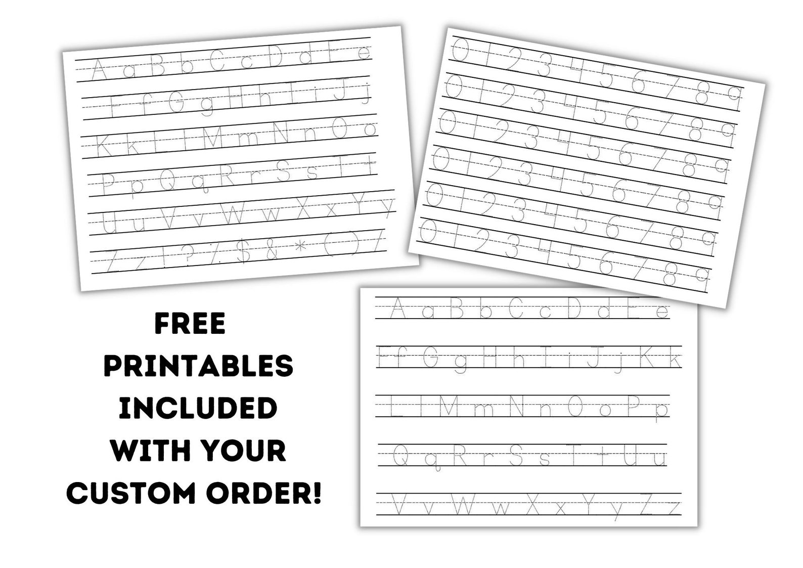 Custom Name Tracing Sheet, Personalized Name Trace, Letter Activity ...