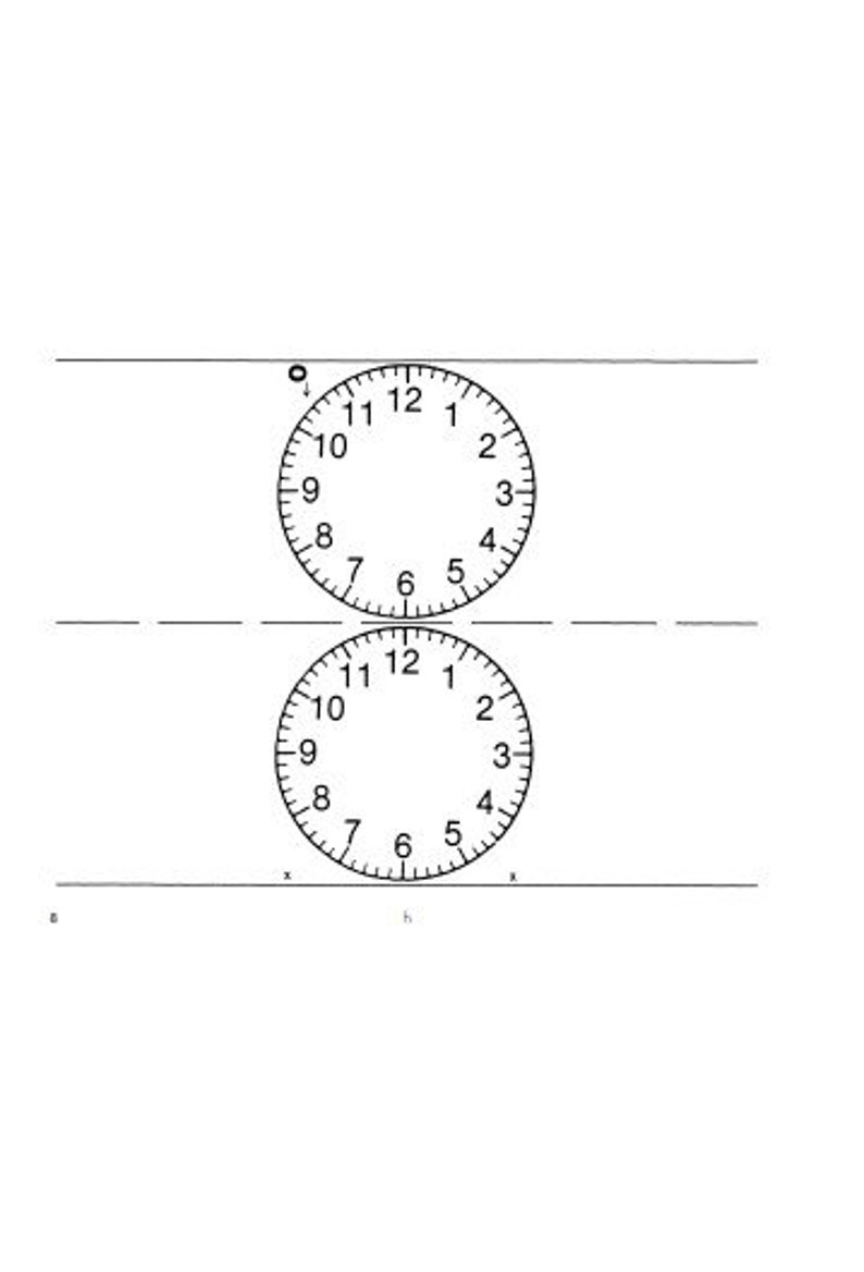 Handwriting on the Clock Tracing Abc Book. Pdf Digital Download. - Etsy
