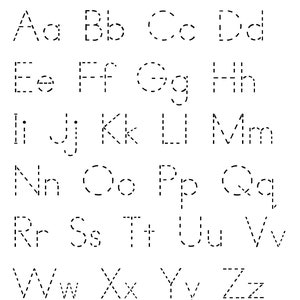 Tracing Font Perfect for Teachers, Students, Kindergarten, and Even ...