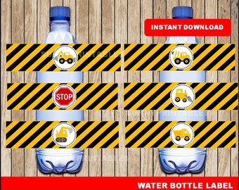 Construction food labels printable Construction tent cards | Etsy