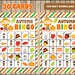Printable 30 Fall Autumn Bingo Cards; Printable Harvest Bingo Game ...