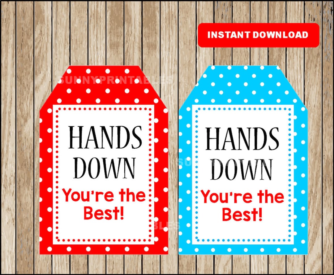 Staff Appreciation Cards , Staff Appreciation Gift Tags , Printable ...
