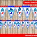 Shark Triangle Banner; Printable Shark Banner, Shark Party Banner ...