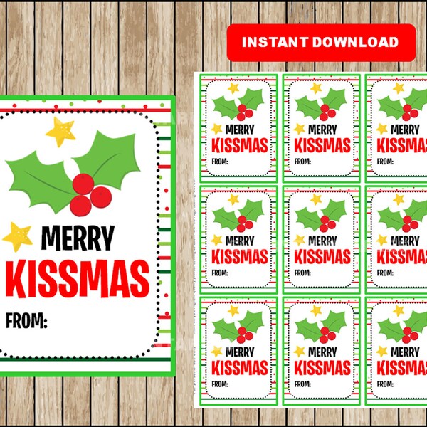 Merry Kissmas - Etsy