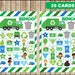 Printable 20 Garbage Truck Bingo Cards Printable Garbage | Etsy