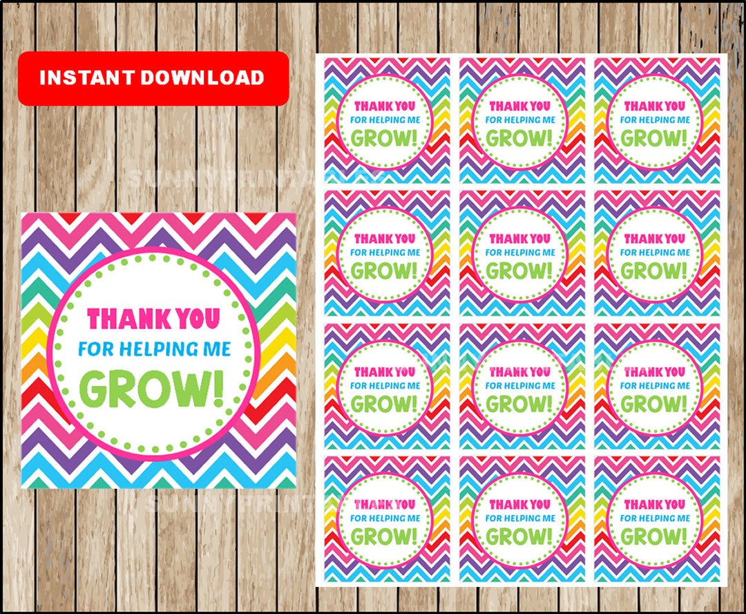 Teacher Appreciation Thank You Tags, Teacher Appreciation Gift Cards ...