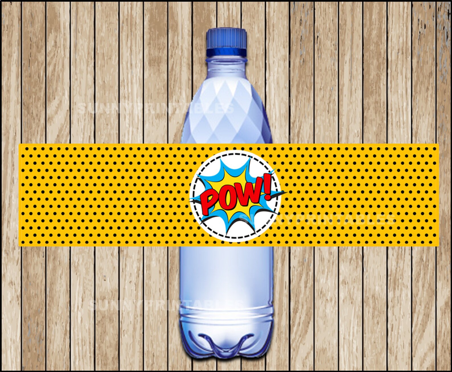 Superhero Water Bottle Labels Printable Super Hero Water | Etsy