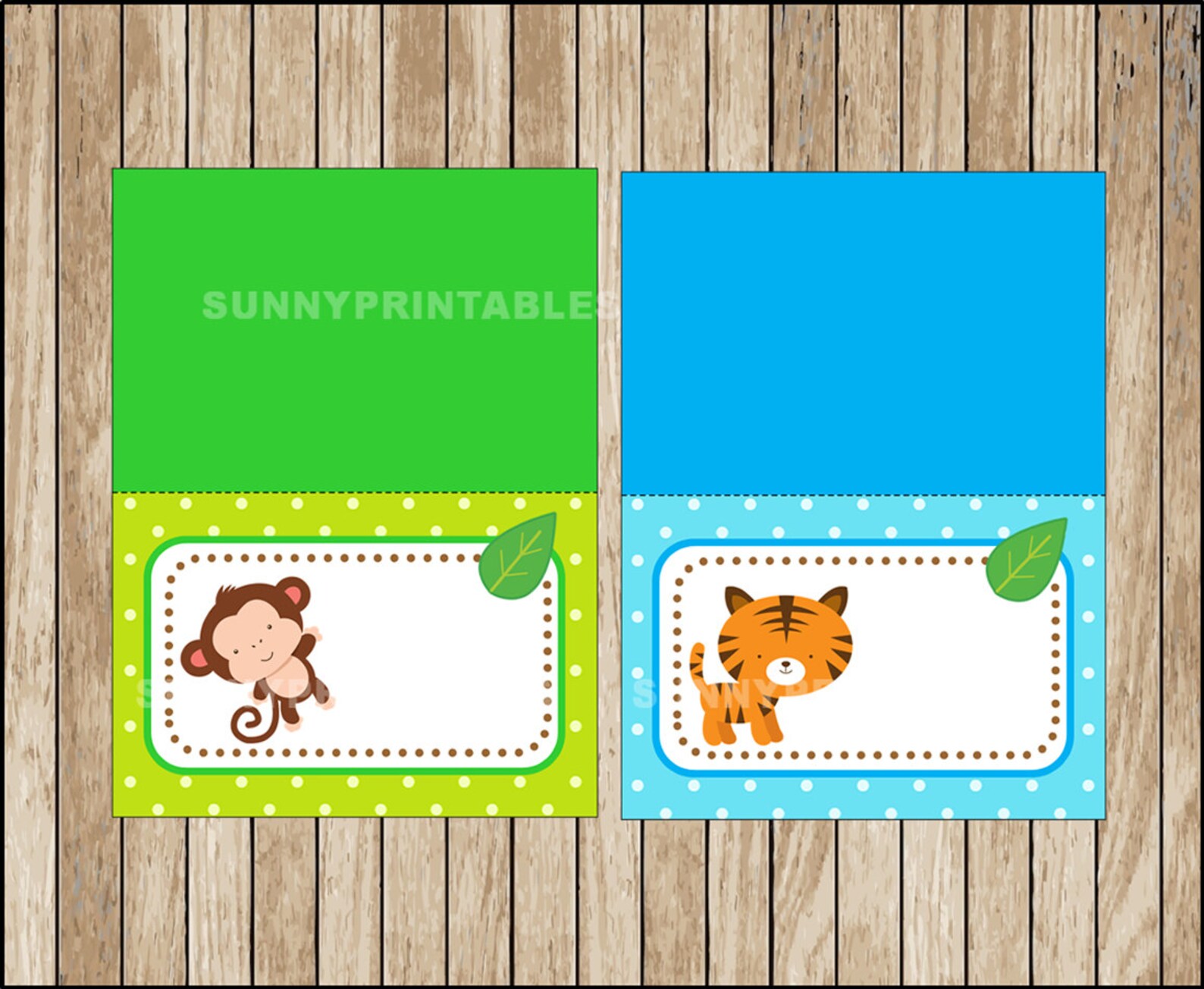 Safari food labels printable Safari baby shower tent cards | Etsy