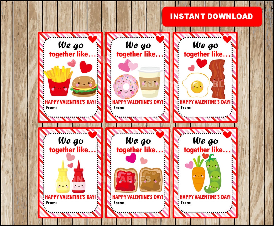 We Go Together Like Valentine Day Cards , Happy Valentine's Day Cards ...