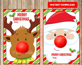 EOS Lip Balm Christmas Holiday Card Digital Printable Eos Lip Balm ...