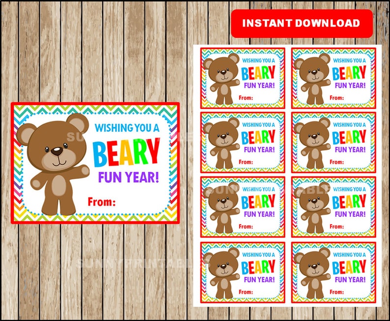 Printable Beary Special First day of school bear Funny | Etsy