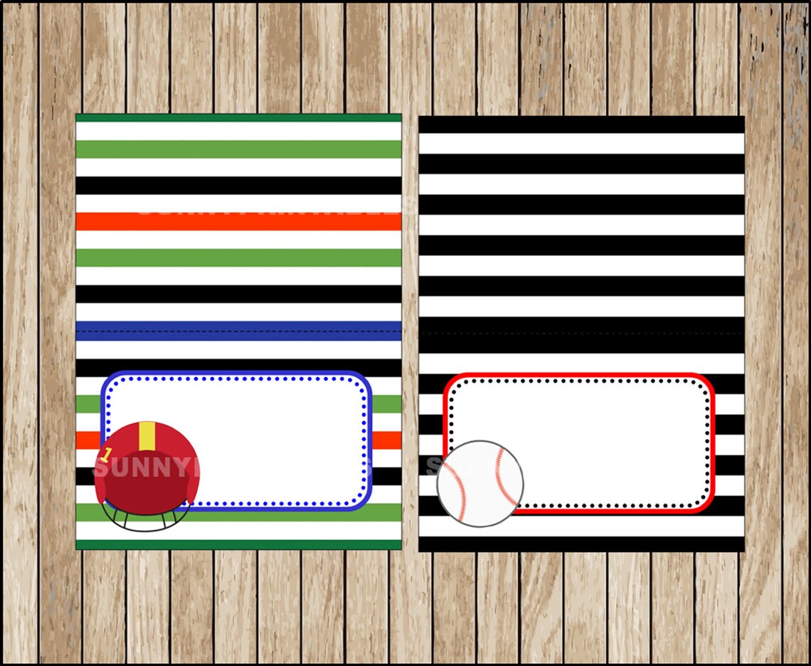 Sports Food Labels; Printable Sports Tent Cards, Sports Party Food Tent ...