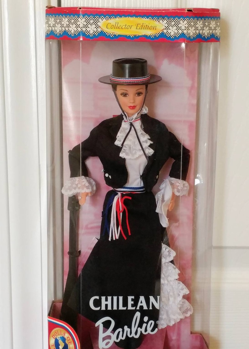 Vintage Collector Edition Dolls of the World Chilean Barbie- Free ...