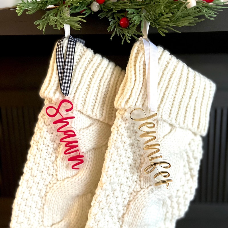 Christmas Stocking Tags - Etsy