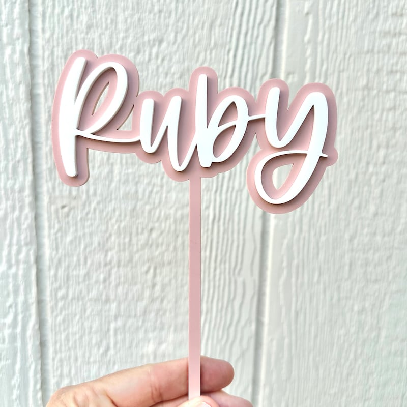 Word Party Cake Topper - Etsy