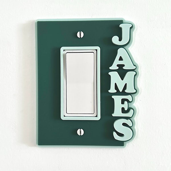 Engraved Light Switch Cover - Etsy
