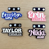 Custom Metal Name Tags - Personalized Magnetic Name Badges With Logo ...