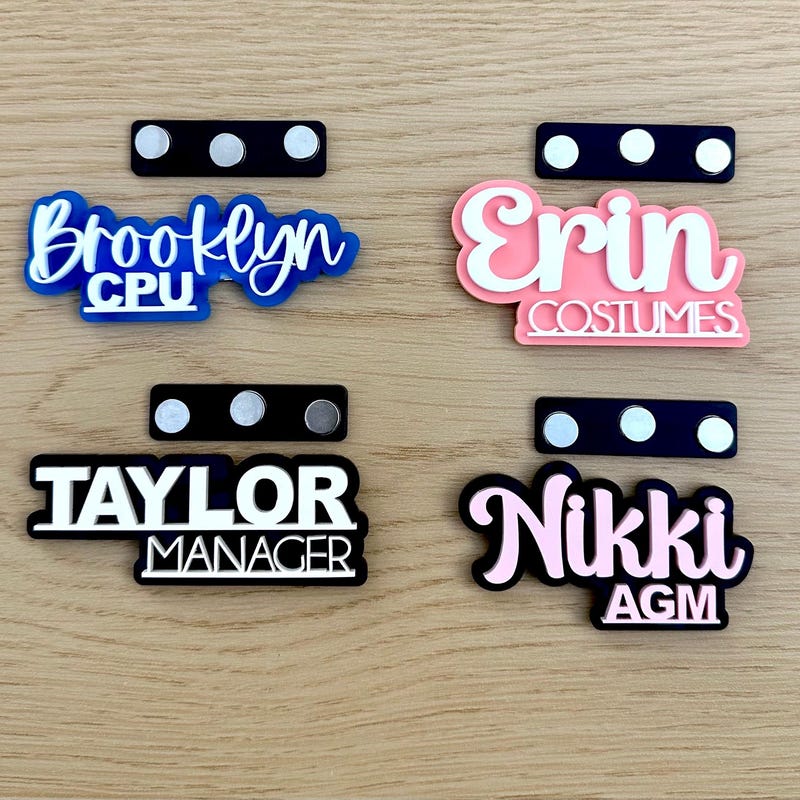 Unique Name Badges for Work - Etsy