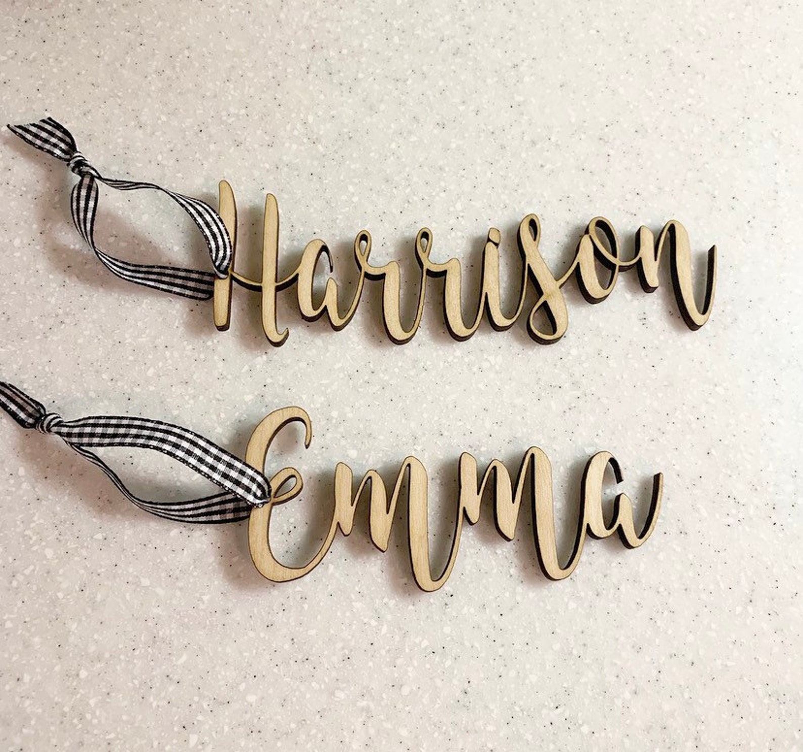 Personalized Tags. Wood. Cut Out Names. Farmhouse. Christmas | Etsy