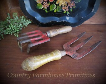 Antique garden tools | Etsy