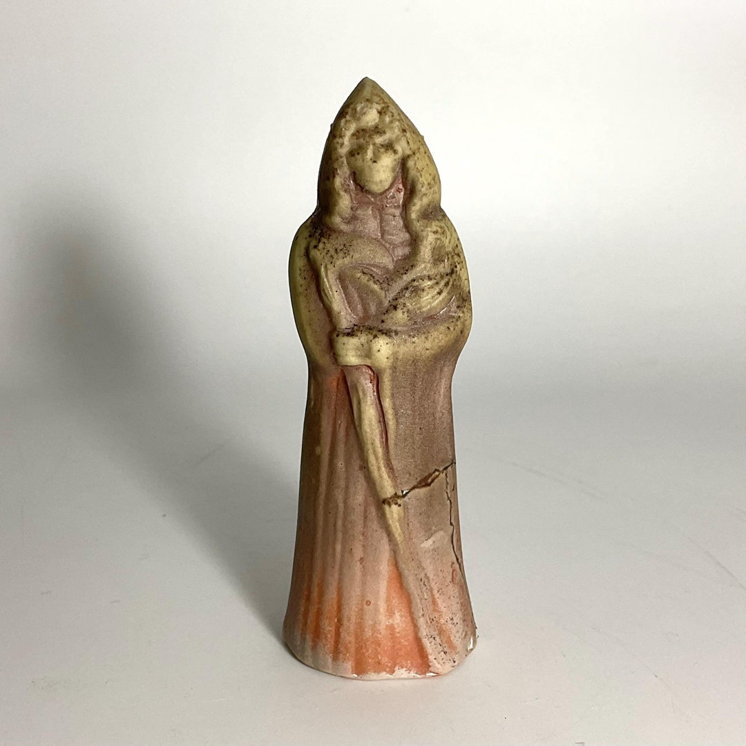 Wood Fired Santa Muerte Pocket Deity - Etsy