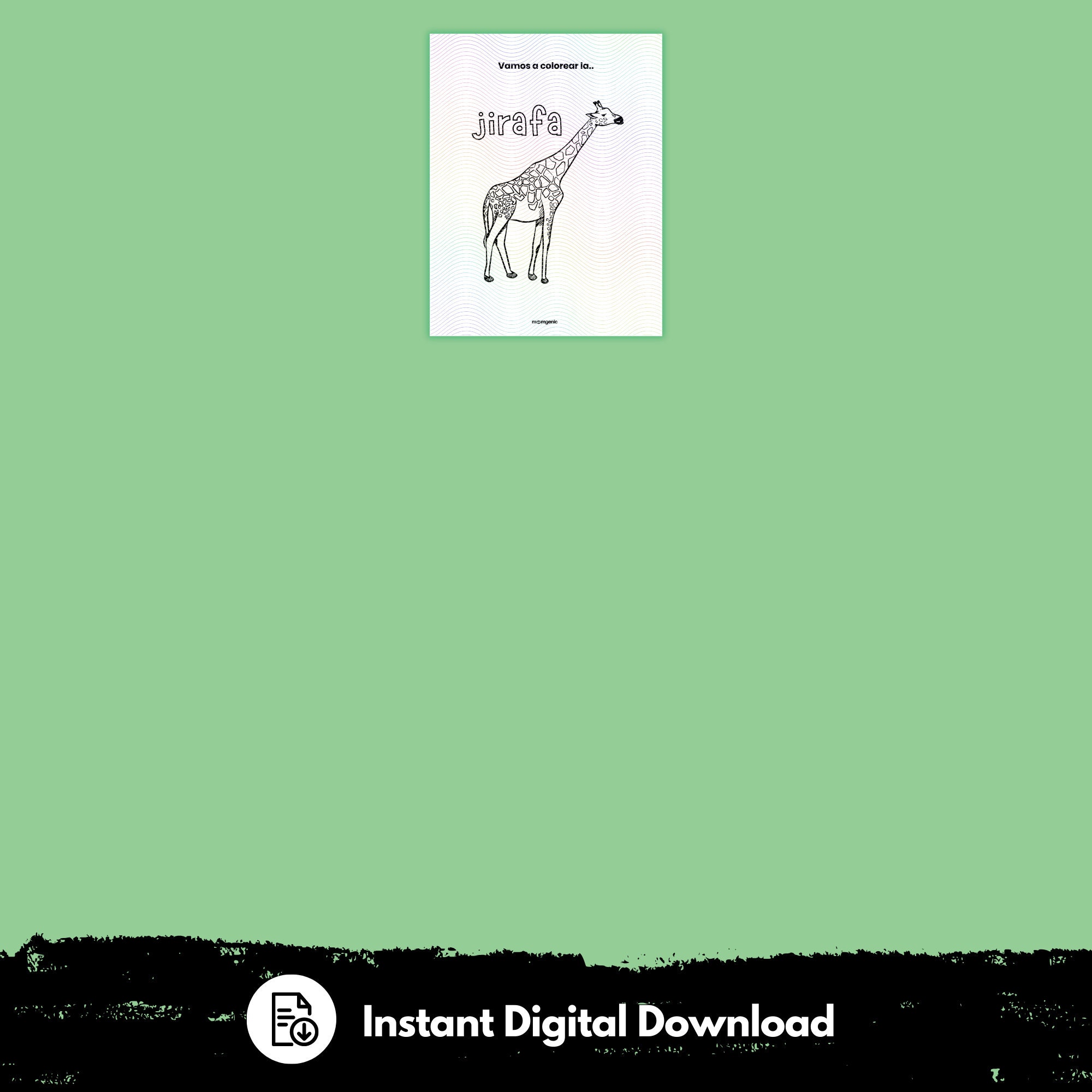 Spanish Animal Flashcards Coloring Pages homeschool, Preschool, Pre-k ...