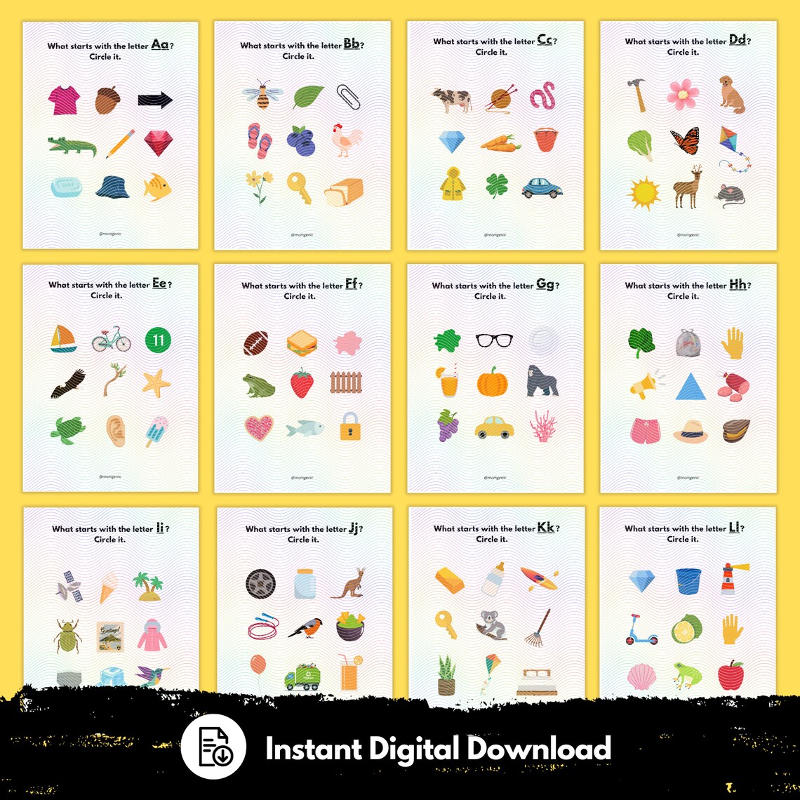 Letter Sound Worksheets- SET 2 (phonics, Phoneme, Homeschool, Education ...