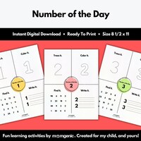 Counting Flashcards and Activity 1 to 10, Learning Numbers, Count to 10 ...