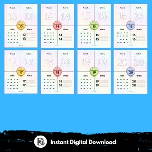 Number of the Day Worksheets 1 to 20, Preschool Worksheets, Number ...