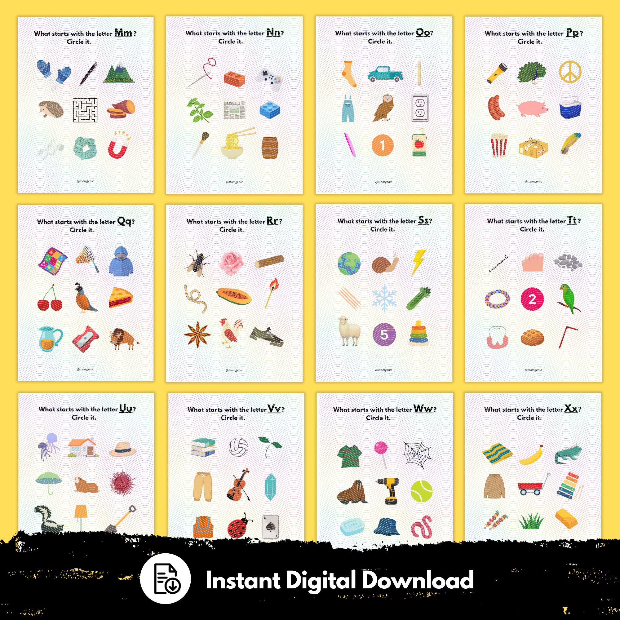 Letter Sound Worksheets- SET 2 (phonics, Phoneme, Homeschool, Education ...