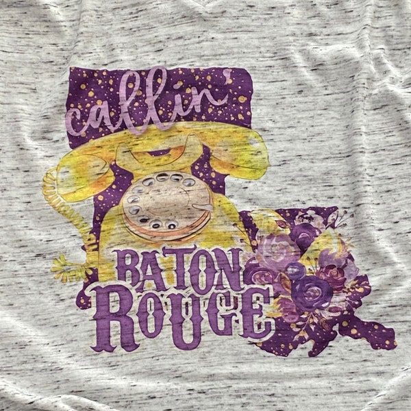 Calling Baton Rouge Svg - Etsy