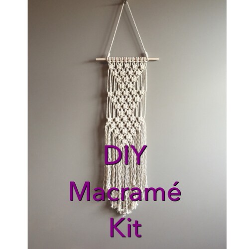 TRIPLE ARTEMIS Macramé Pattern Beginner//pdf DIY Wall Hanging | Etsy