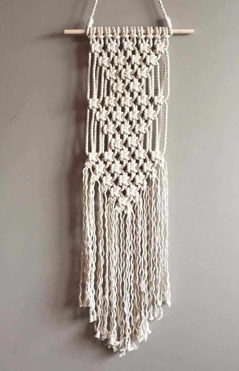 TRIPLE ARTEMIS Macramé Pattern Beginner//pdf DIY Wall Hanging | Etsy