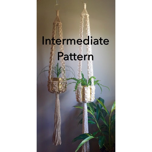DIY Macrame Plant Hanger PDF Pattern Macramé Pattern - Etsy