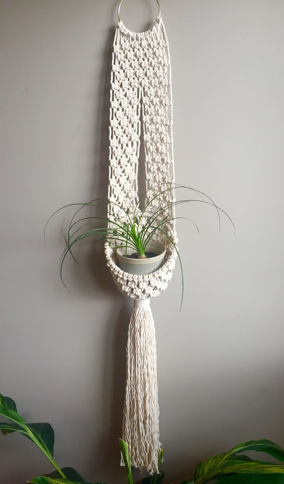 VENUS WALL Macramé Plant Hanger Retro 70s Collection Line in | Etsy