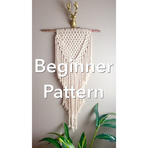 Macrame Semi-circle Tutorial / Wall Hanging Pattern | Etsy
