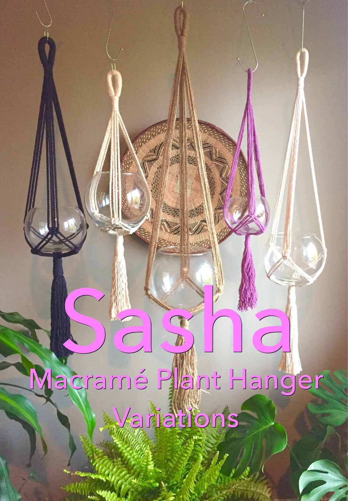 SASHA Beginner Macramé Pattern With SASHA Fringe//pdf Tutorial | Etsy ...