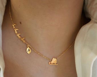 Santa necklace | Etsy